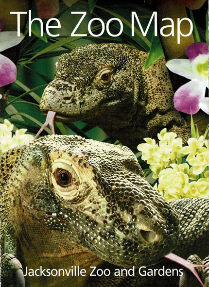 Schüling Buchkurier - Jacksonville Zoo - Map